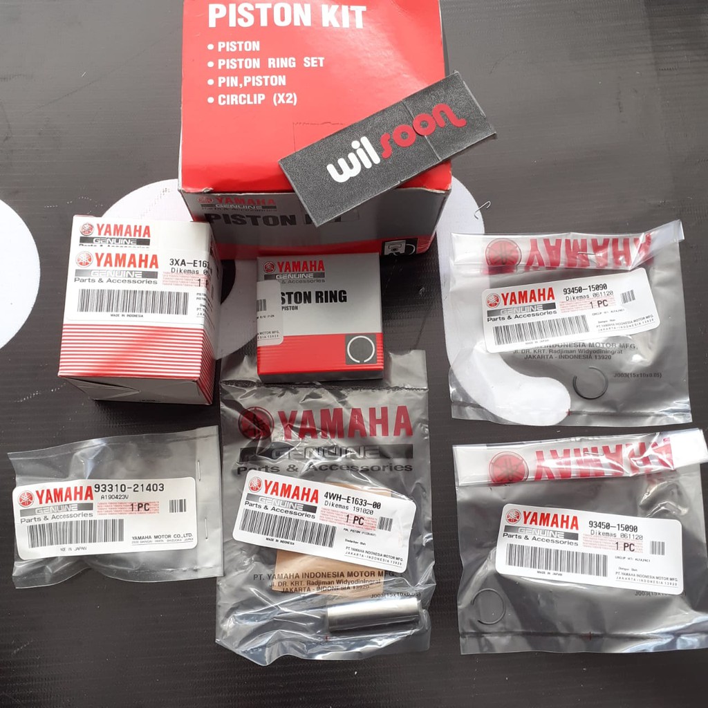 Jual Paket Piston / Seher Kit Yamaha Mio J Standar Asli Yamaha Genuine Part 54P | Shopee Indonesia