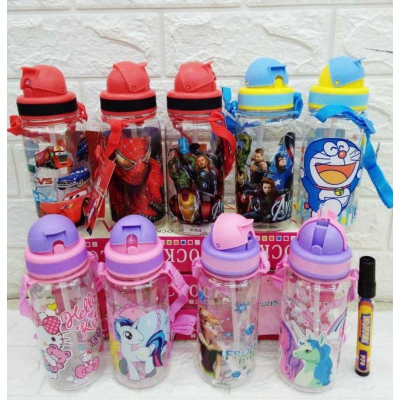 Jual Botol Minuman Anak Karakter 350ml BPA FREE Botol 3675 | Shopee ...
