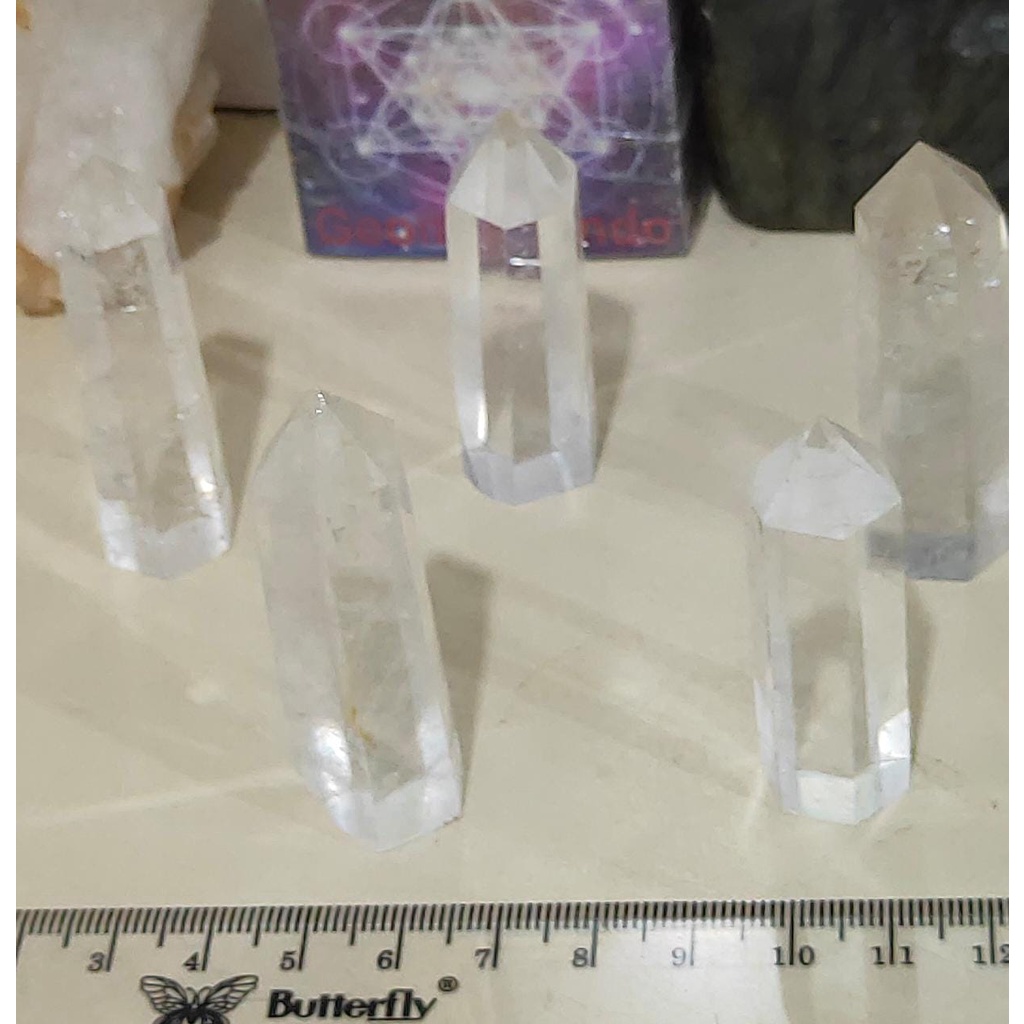 Jual Natural Tower Clear Quartz Point Wand 5-6 cm (harga per pcs ...