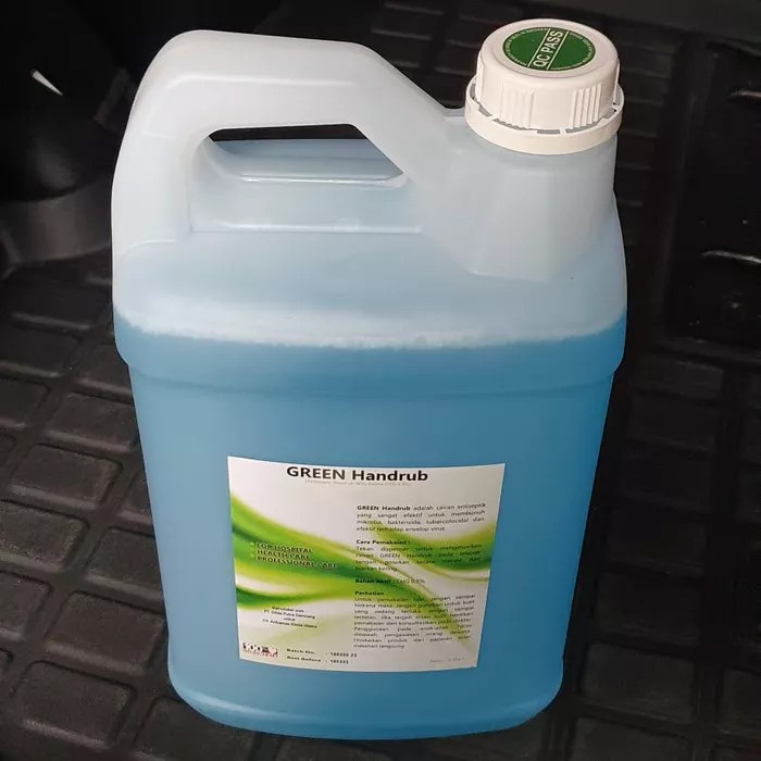 Jual Jual Rugi!!! GREEN Hand Rub/sanitizer kemasan 5 Liter | Shopee ...