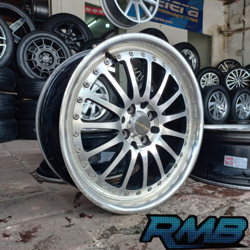 Jual VELG RACING SECOND MERK GIO RING 17 PCD 4X100-114 BUAT MOBIL ...