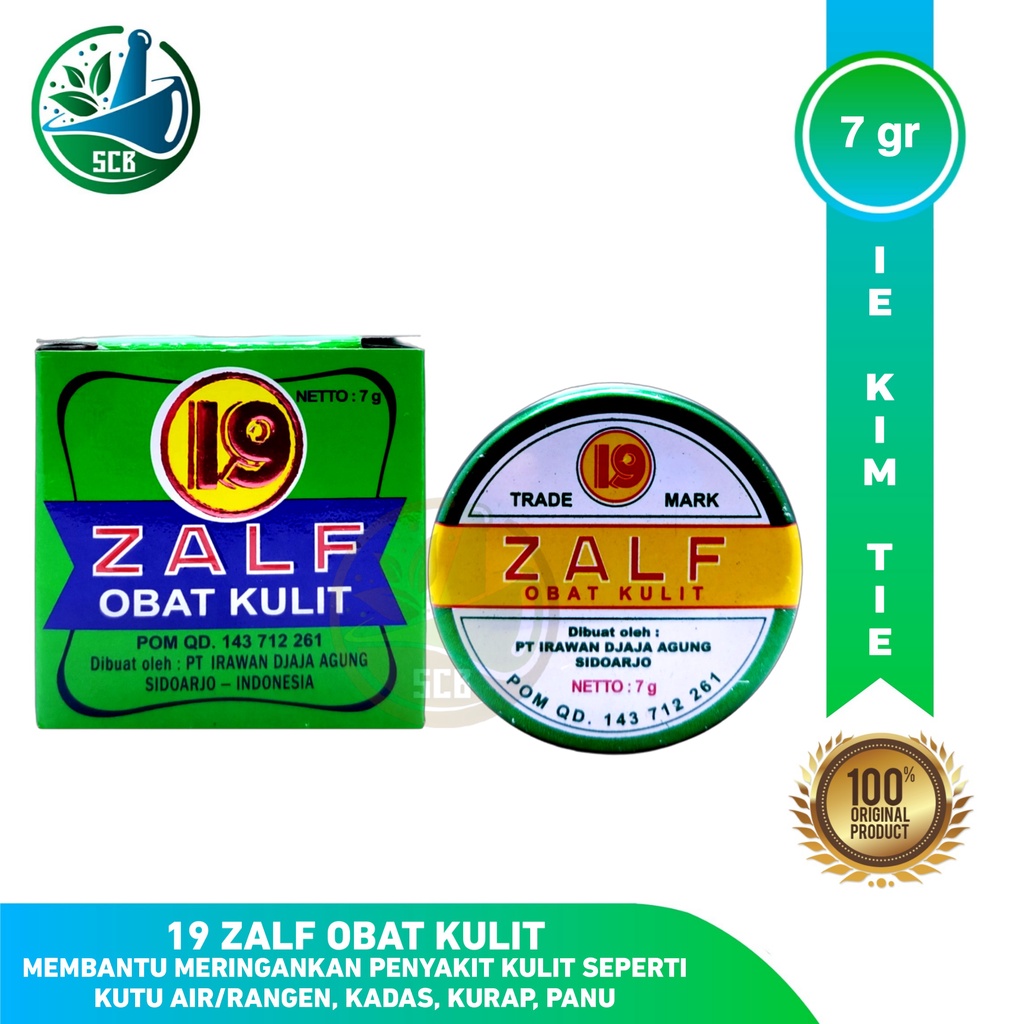 Jual ZALF Obat Kulit CAP 19 / SALAS 19 IE KIM TIE Obat Kurap Panu ...