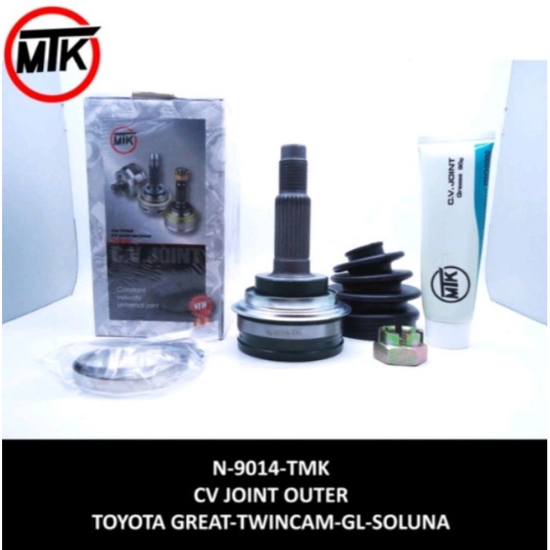 Jual CV JOINT AS RODA KOKEL LUAR TOYOTA COROLLA TWINCAM AE92 EE90 COROLLA GL AE80 GREAT COROLLA ...