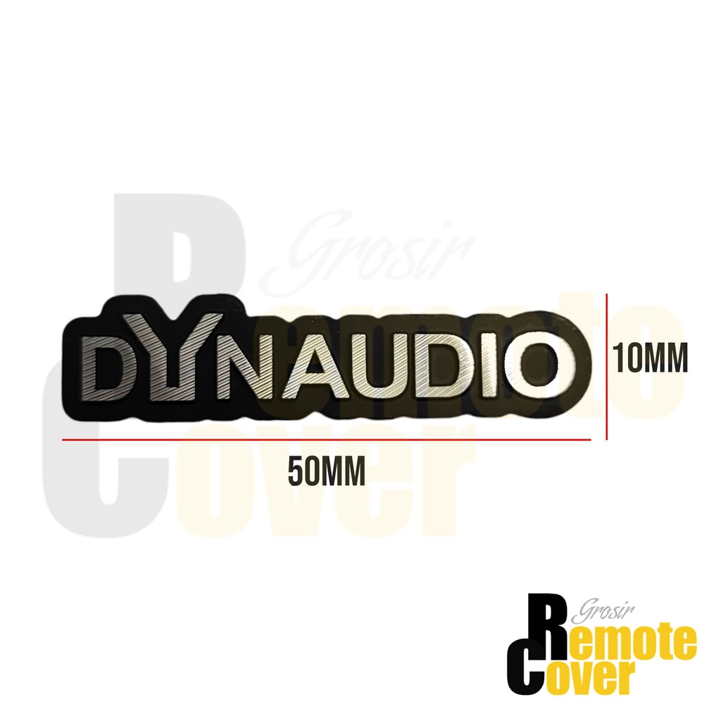Jual Emblem Aluminium Sticker Decals 3D Logo Dynaudio Audio Speaker ...