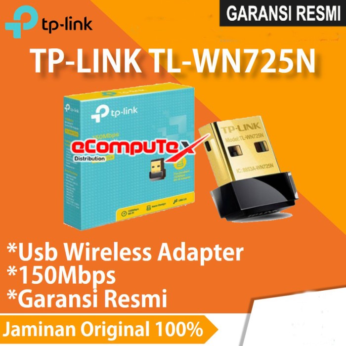 Jual TP LINK TL WN725N / WN 725N USB DONGLE WIRELESS ADAPTER WIFI ...