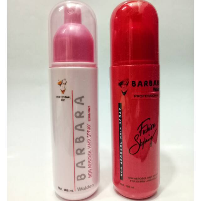 Jual Barbara Non Aerosol Hair Spray (Cair) Pink & Merah 168ml | Shopee Indonesia