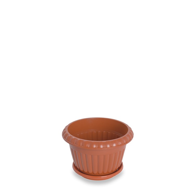 Jual Pot Bunga Fuland Flowery Pot (GL 6925) Green Leaf | Shopee Indonesia