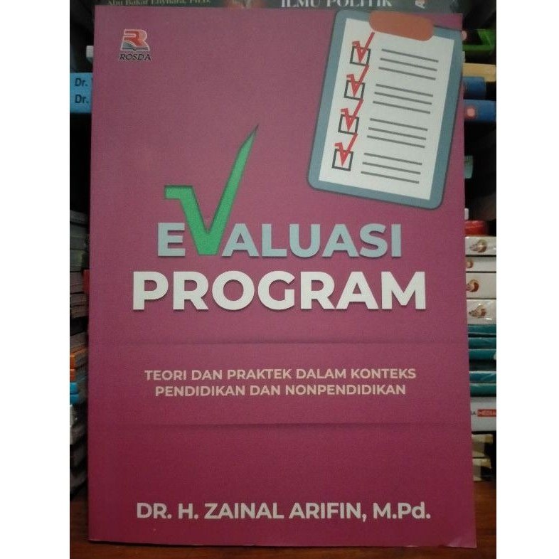 Jual Evaluasi Program Teori dan Praktek Dalam Konteks Pendidikan dan ...