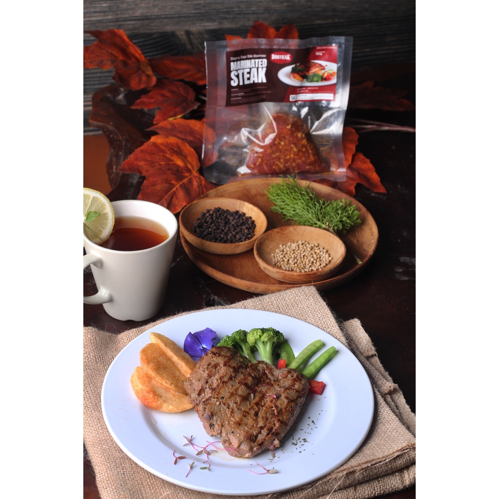 Jual MARINATED STEAK TENDERLOIN 100G / BEEF STEAK BERMARINASI / Daging ...