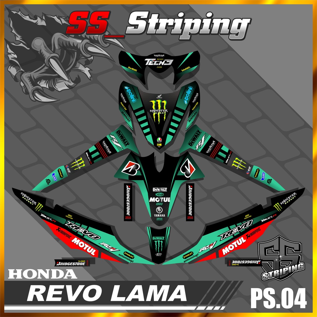 Jual Decal Sticker Full Body Revo Lama/Old - Sticker Full Body Revo ...
