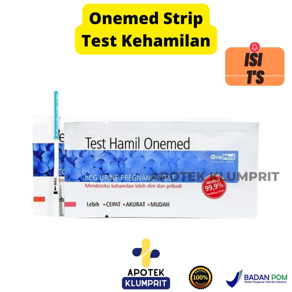 Jual ONEMED STRIP / ONE MED / SENSITIF / DIGITAL / ALAT TEST KEHAMILAN ...