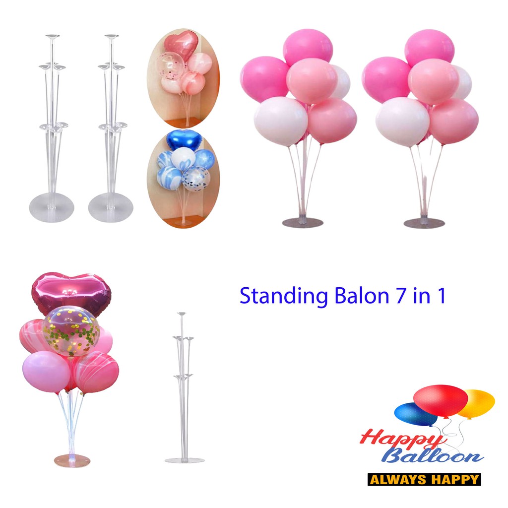 Jual Standing Balon 7in1 Stick Cup + Tatakan / Tiang Dekorasi Balon ...