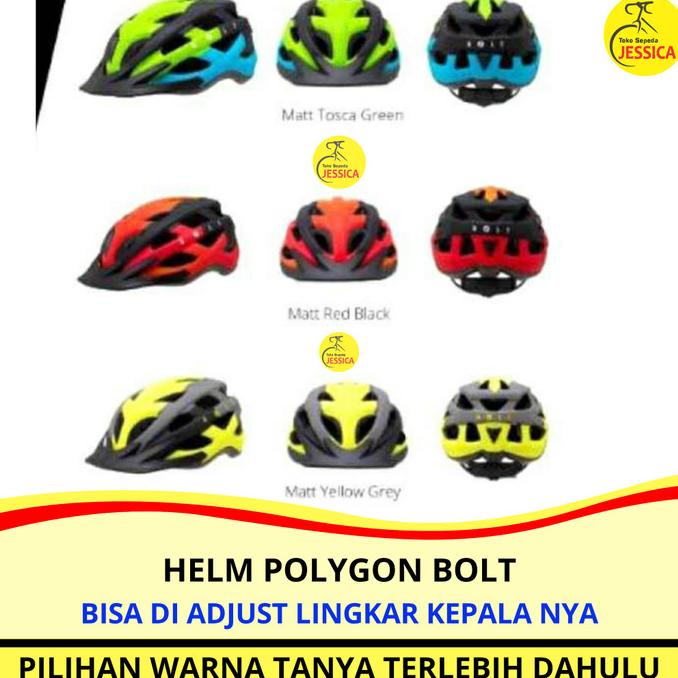 Jual Helm Sepeda Mtb Roadbike Polygon Bolt | Shopee Indonesia