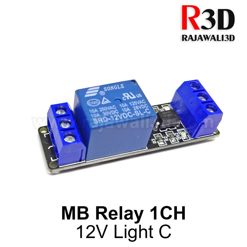 Jual Relay Module 1 Channel 12V with Light Coupling protection | Shopee ...