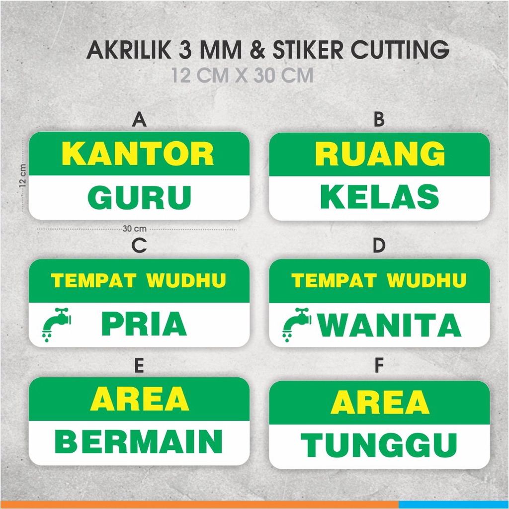 Jual PLAT PAPAN SIGN BOARD ARCYLIC NAME | Shopee Indonesia