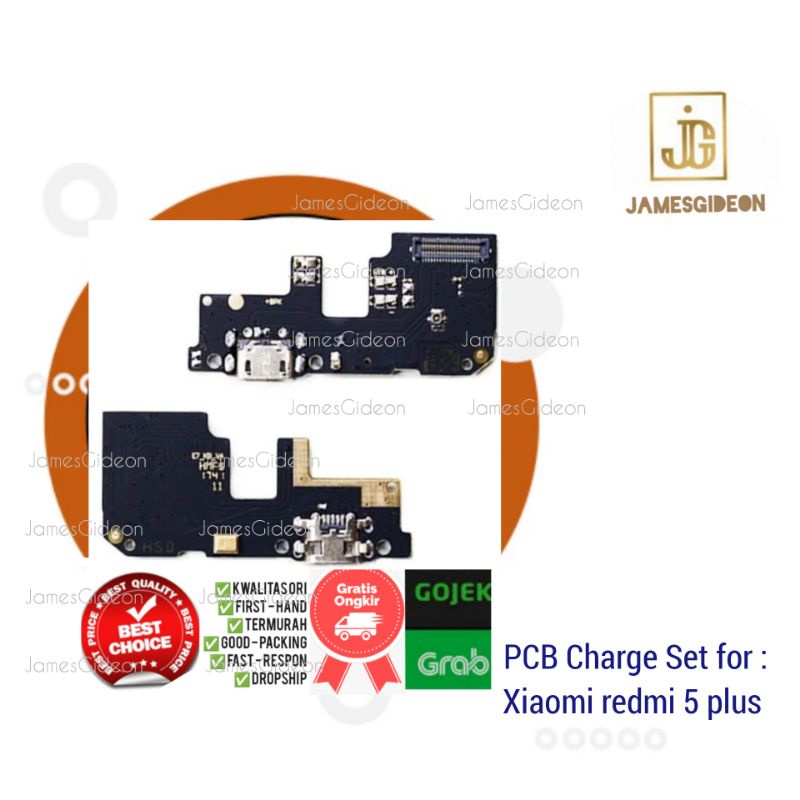 Jual FLEXIBEL CON CAS Xiaomi Redmi 5+ 5 plus / FLEKSIBEL Charger PCB ...