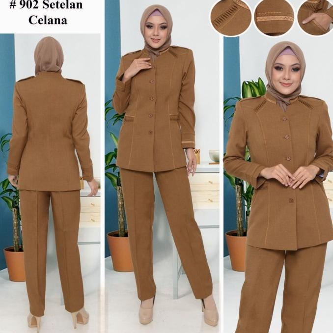 Jual Blazer Baju Kerja Seragam Dinas Pemda Baju Pemda Asn Baju Khaki Pns | Shopee Indonesia