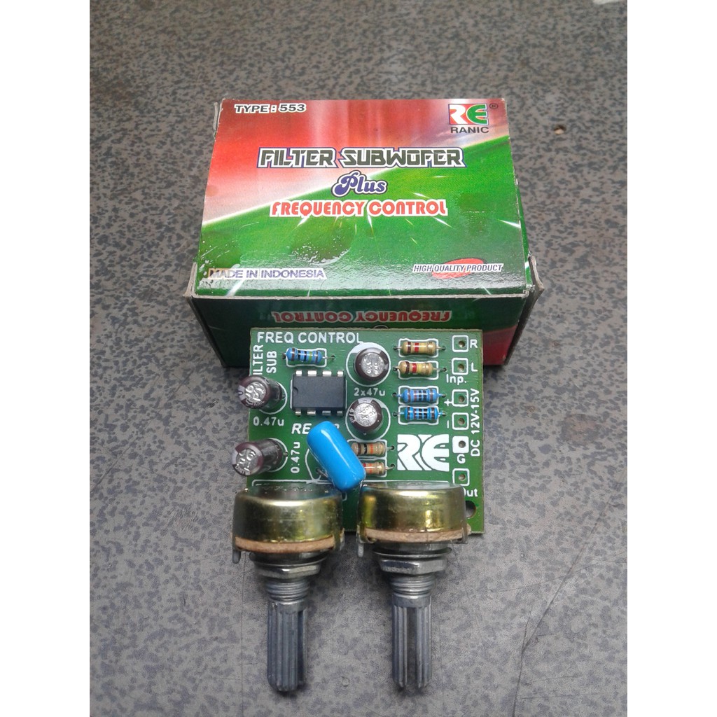 Jual Kit Filter Subwofer 2potensio Tipe533 | Shopee Indonesia