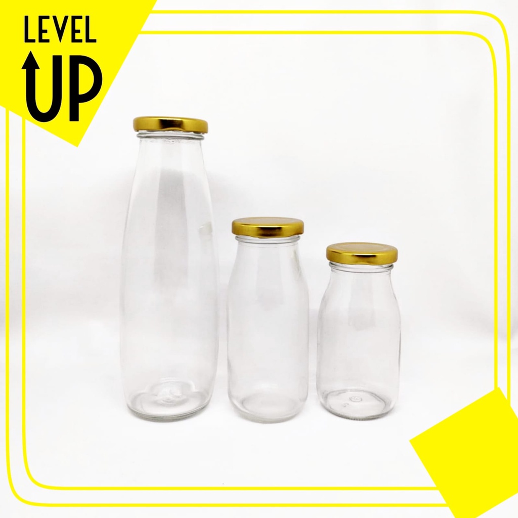 Jual BOTOL KACA BENING / Botol susu kaca / botol size S M L -CS-G ...