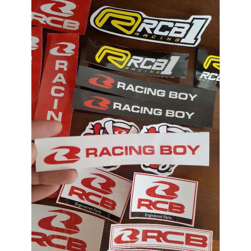 Jual stiker sticker pack RCB Racing Boy rcb1 -HStikers | Shopee Indonesia