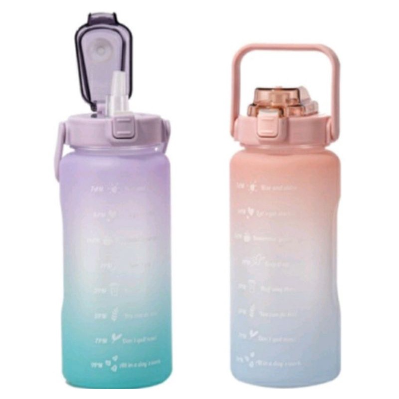 Jual Botol Gradasi 2L/Botol Viral Gradasi/Botol Sticker | Shopee Indonesia