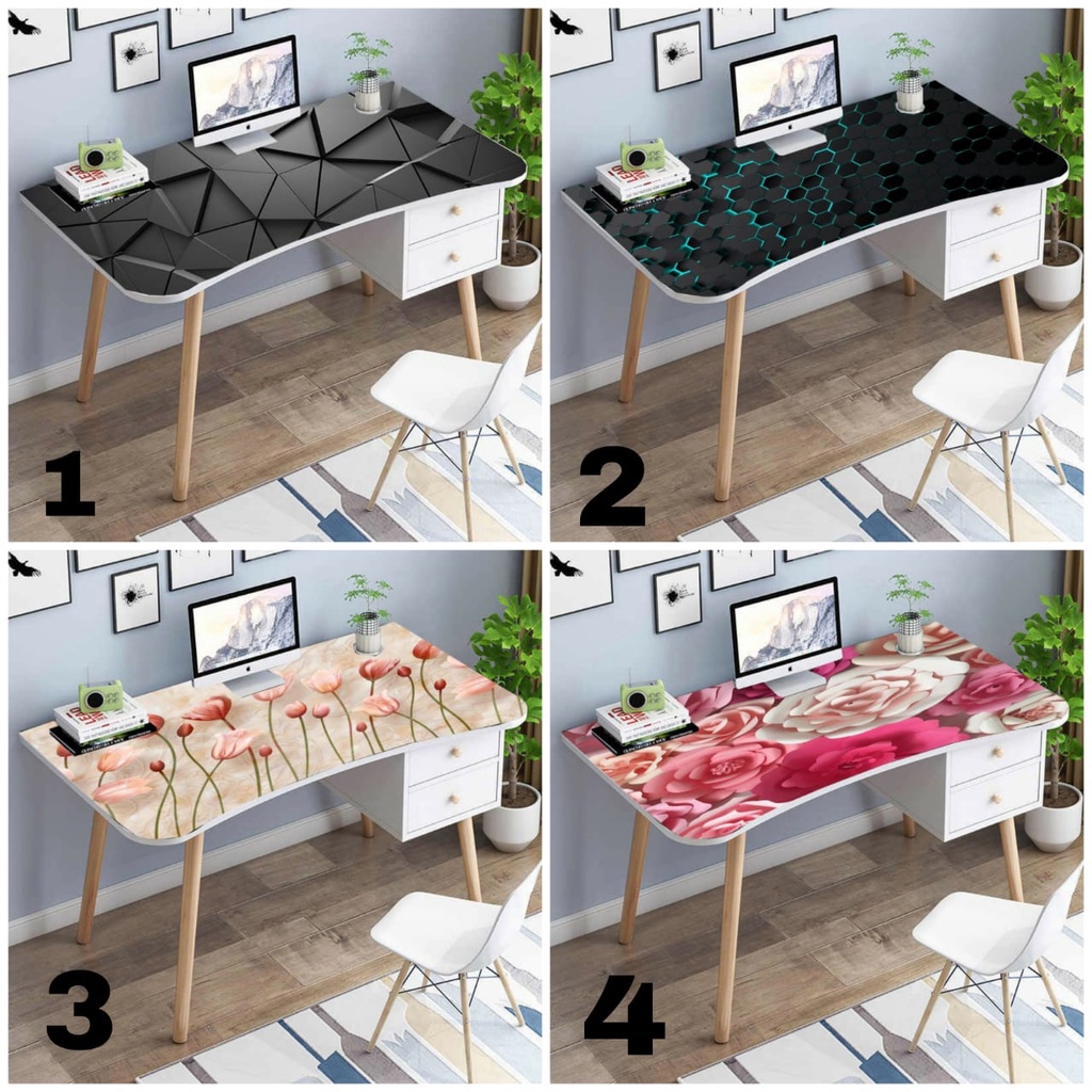Jual Wallpaper 3D Custom Wall Sticker Cover Meja Lapisan Meja Desk ...