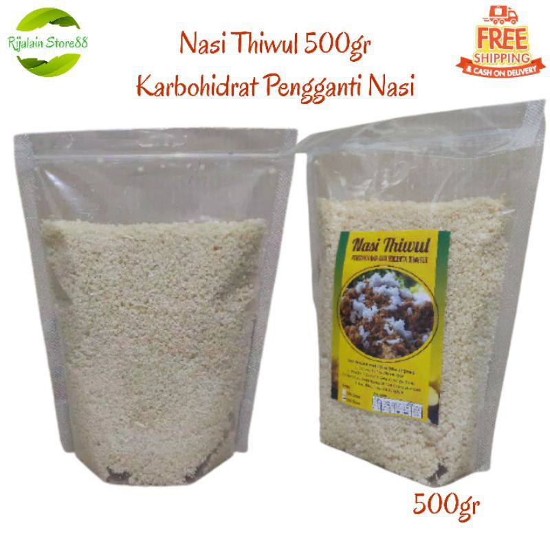 Jual Nasi Thiwul Instant | Beras Singkong | Nasi Oyek 500gram | Shopee ...