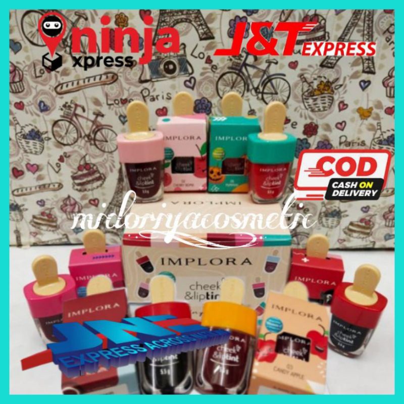 Jual LIP TINT LIPTIN LIPCREAM LIPSTIK LIPGLOSS LIPTINT IMPLORA CHEEK ...