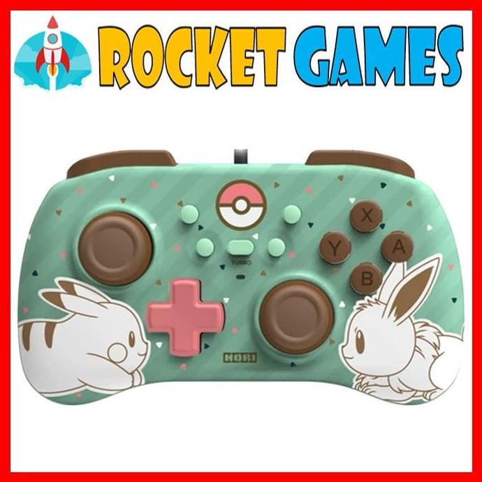 Jual Hori Pad Mini Controller Nintendo Switch Pikachu Eevee Gamepad ...