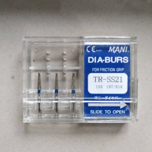 Jual MANI BUR KODE TR-SS21 Dental DIAMOND BURS HIGHSPEED | Shopee Indonesia