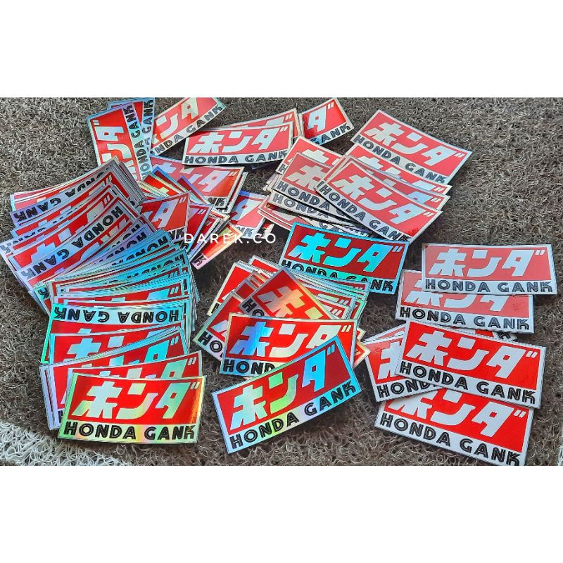 Jual Sticker Honda Gank Printing | Shopee Indonesia