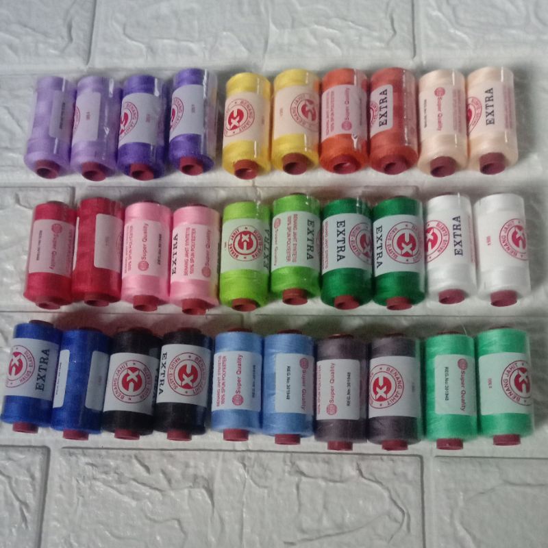Jual 1 roll benang jahit extra | Shopee Indonesia
