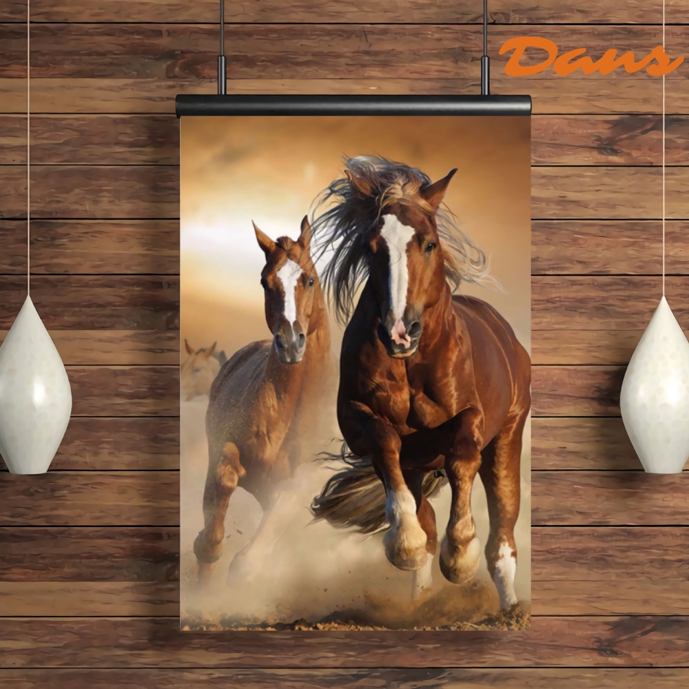 Jual Hiasan Dinding Lukisan Kuda Poster Kuda HORSE200 | Shopee Indonesia