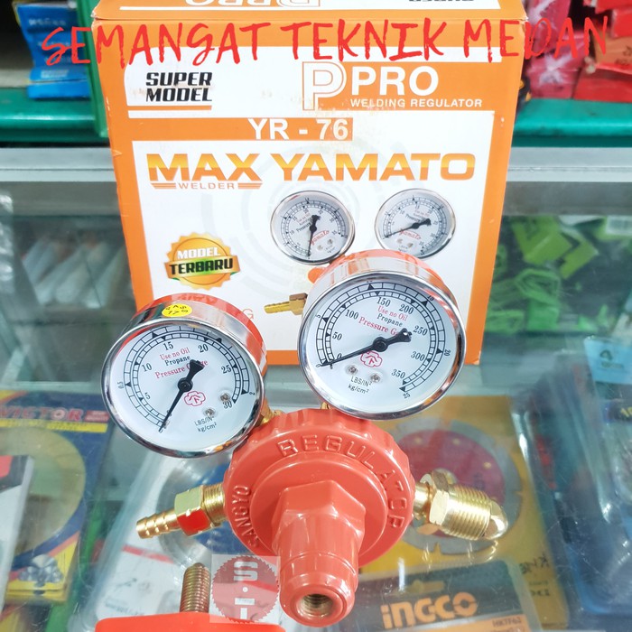 Jual REGULATOR LPG UNTUK TABUNG LAS ELPIJI PROPANE YAMATO MAX | Shopee Indonesia