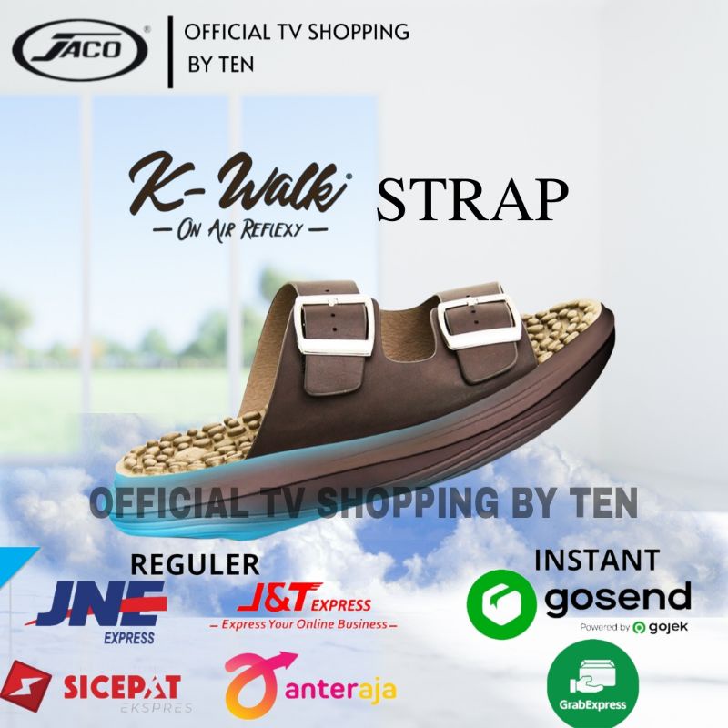 Jual JACO Sandal K-Walk Strap Plus Sandal Kesehatan | Shopee Indonesia
