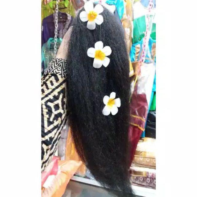 Jual Rambut cemara panjang adat bali karnaval kartinian | Shopee Indonesia