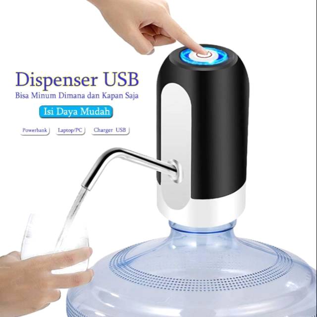 Jual Pompa Galon Elektrik / Dispenser USB Recharge | Shopee Indonesia
