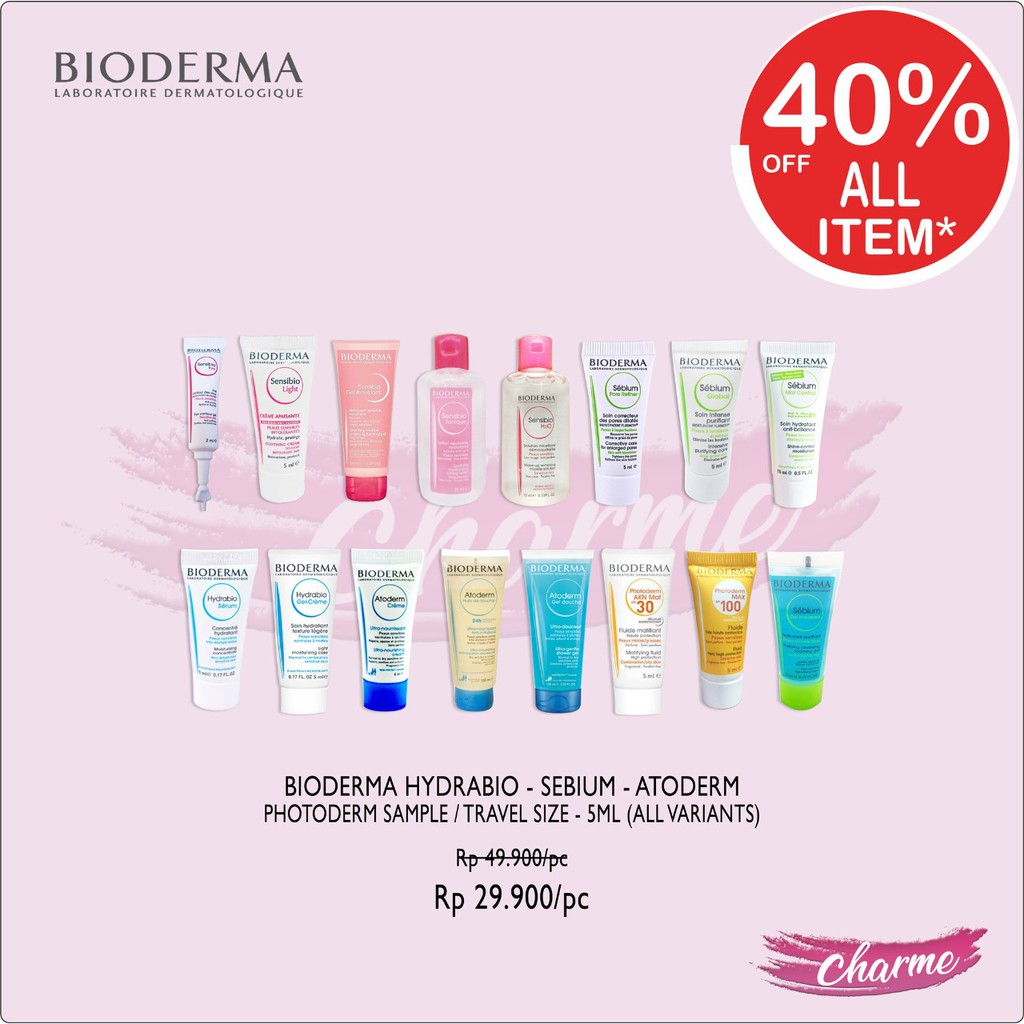 Jual (READY&ORI) Bioderma Hydrabio Sebium Gel Moussant Autoderm ...