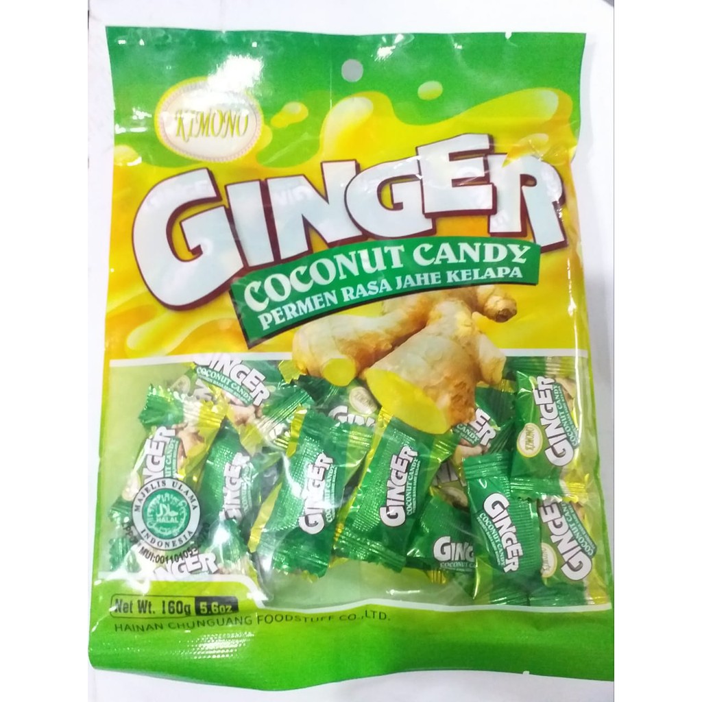 Jual PERMEN JAHE KELAPA - GINGER COCONUT CANDY - 160Gr | Shopee Indonesia