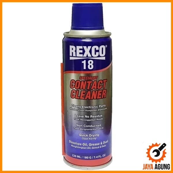 Jual Rexco 18 Specialist Contact Cleaner (220ml) Pembersih Elektronik ...
