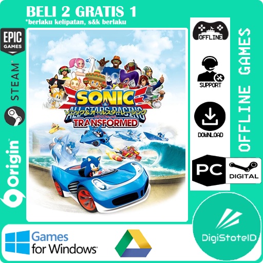 Jual Sonic & All-Stars Racing Transformed - Game PC | Shopee Indonesia