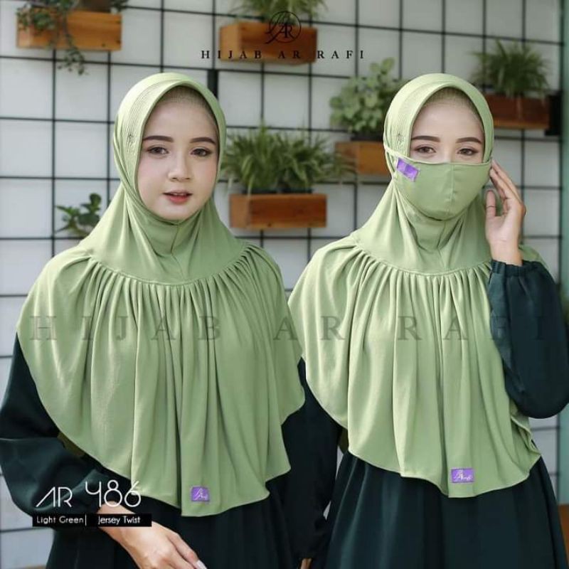 Jual arrafi Ar 486 beli hijab gratis masker hijab branded best seller arrafi Ter new 2021 arrafi ...