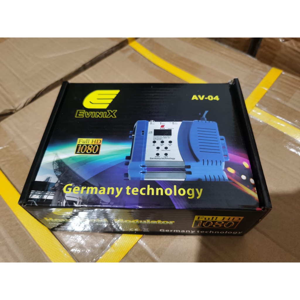 Jual Modulator Evinix AV04 AV to RF Stereo (VHF/UHF) | Shopee Indonesia