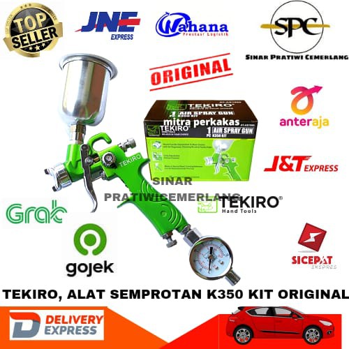 Jual TEKIRO SPRAY GUN K350 KIT SEMPROTAN CAT K350 ORIGNAL AT-AS1869 ...