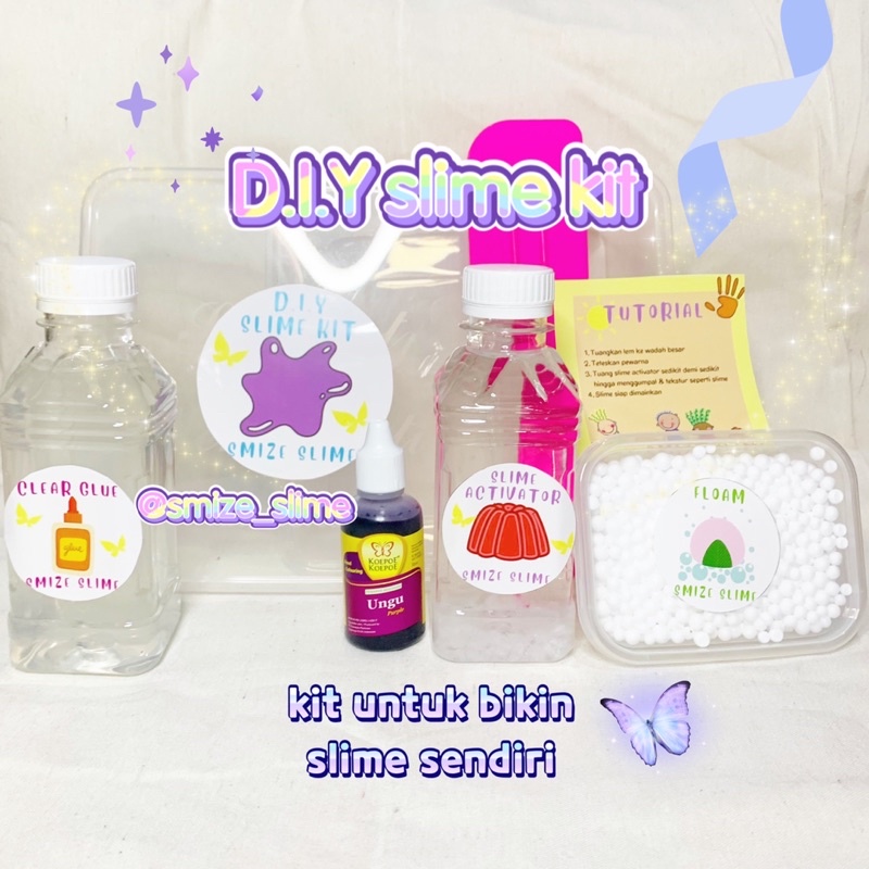 Jual D.I.Y Slime Kit isi komplit DIY bikin slime sendiri | Shopee Indonesia