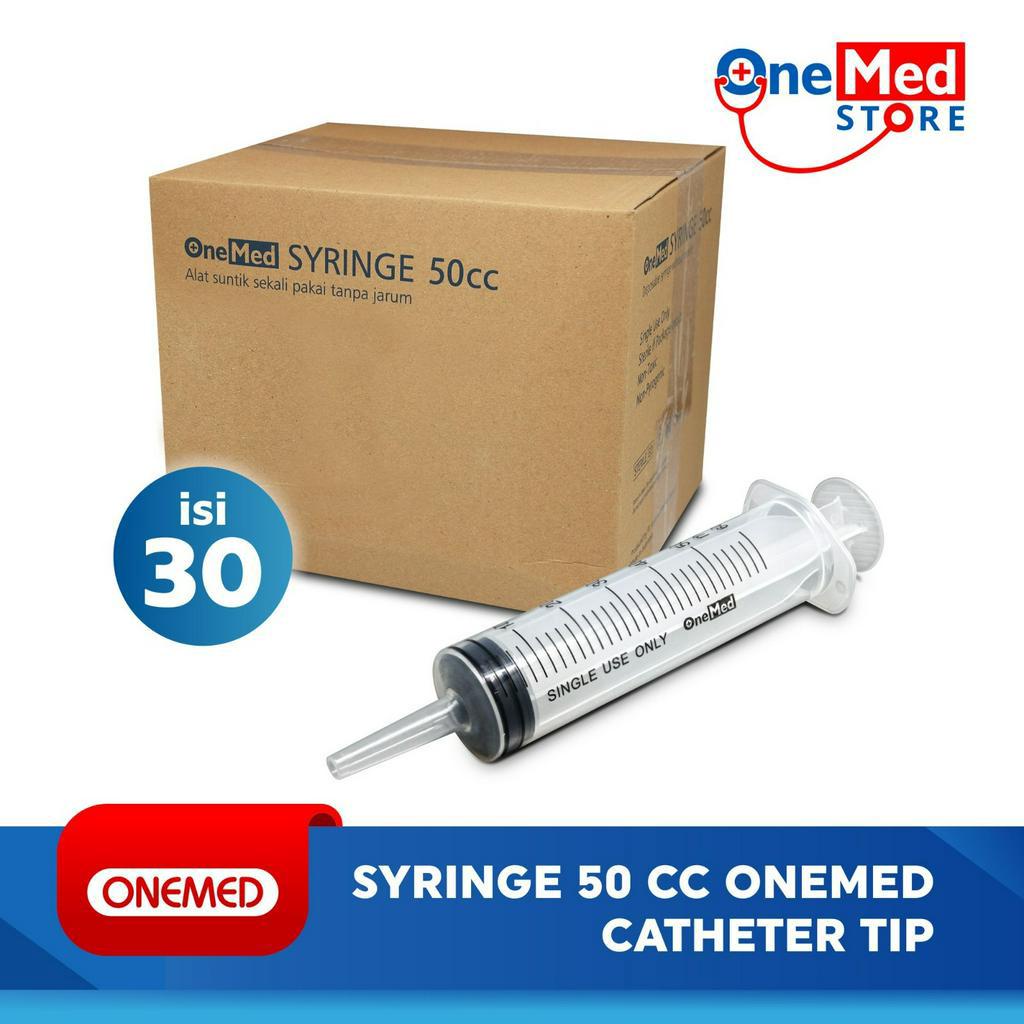 Jual Catheter Tip 50cc Onemed Feeding Syringe Box Isi 30Pcs OJ | Shopee ...