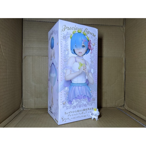 Jual ORI Precious Figure Rem Angel Taito Ram Emilia Tenshi Re Zero ...