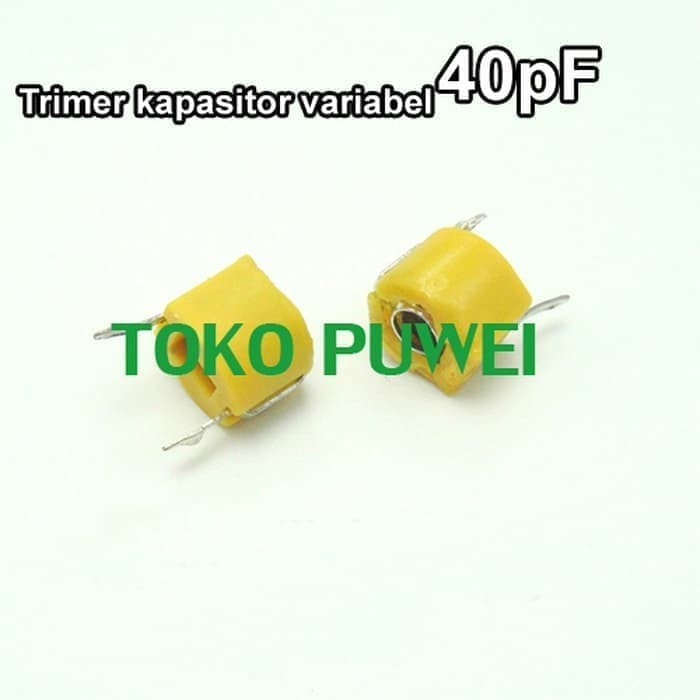Jual Trimer kapasitor variabel 40 pf trimmer capacitor variable 40pf ...