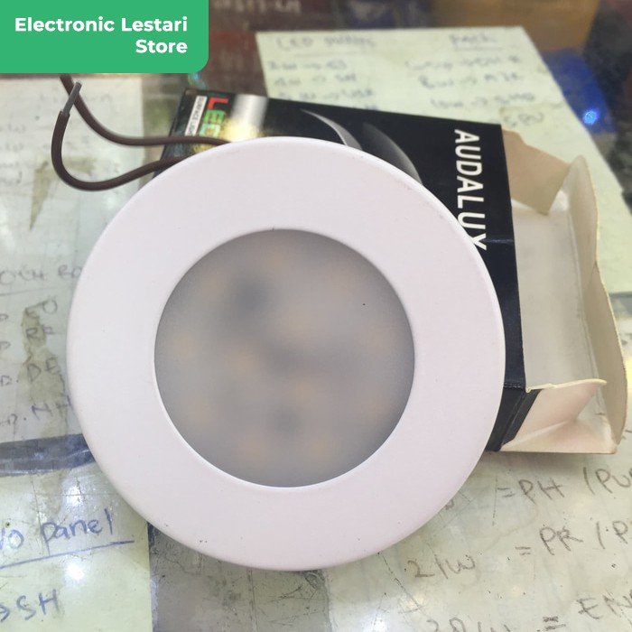 Jual Audalux Lampu Sorot Outbow LED 3 Watt Putih Lingkaran | Shopee ...