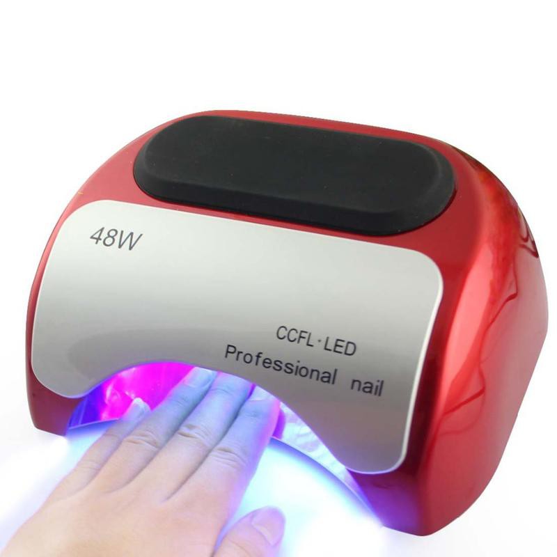 Jual lampu led lamp 48 watt original nail gel uv led curing machine ...